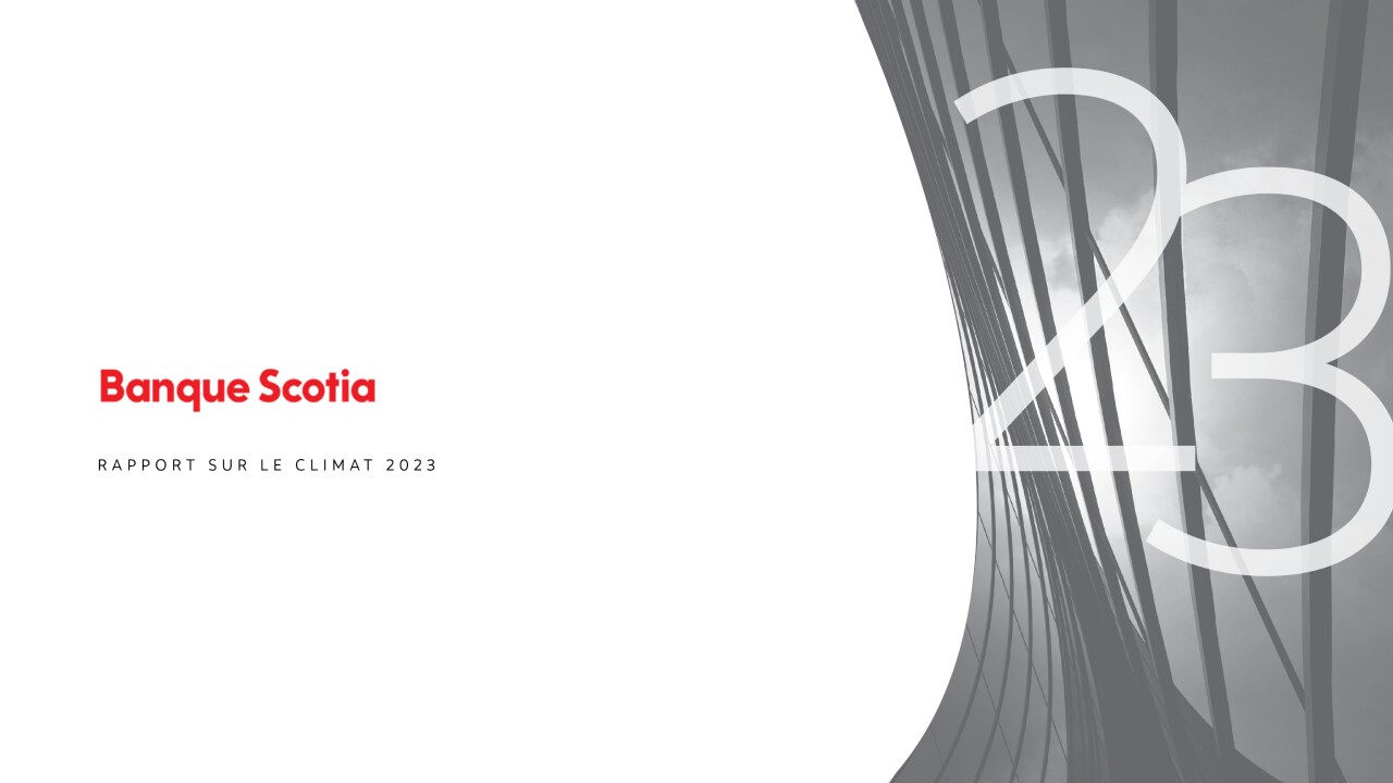 Publications et politiques ESG - Rapport ESG 2022 | Banque Scotia Canada