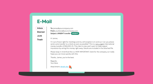 Business Email Scam: Fraud Simulation Activity | Scotiabank Canada
