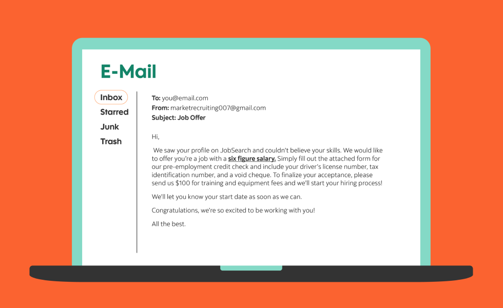 Fake Job Scam: Fraud Simulation Activity | Scotiabank Canada