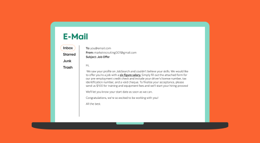 Fake Job Scam: Fraud Simulation Activity | Scotiabank Canada