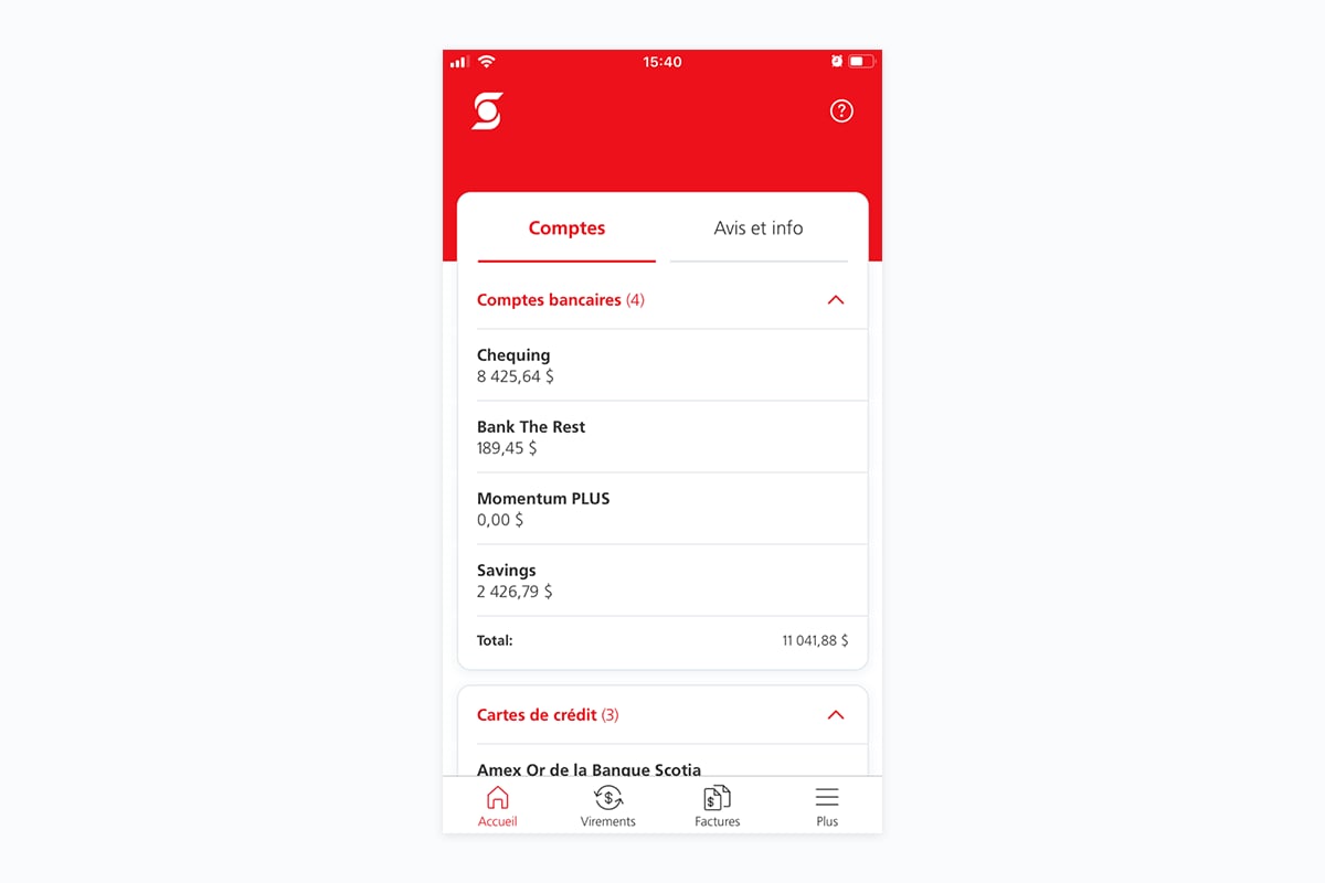 Accéder aux services bancaires en ligne à l’aide de l’appli mobile ...