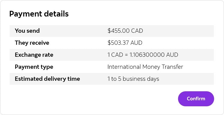 International Money Transfer