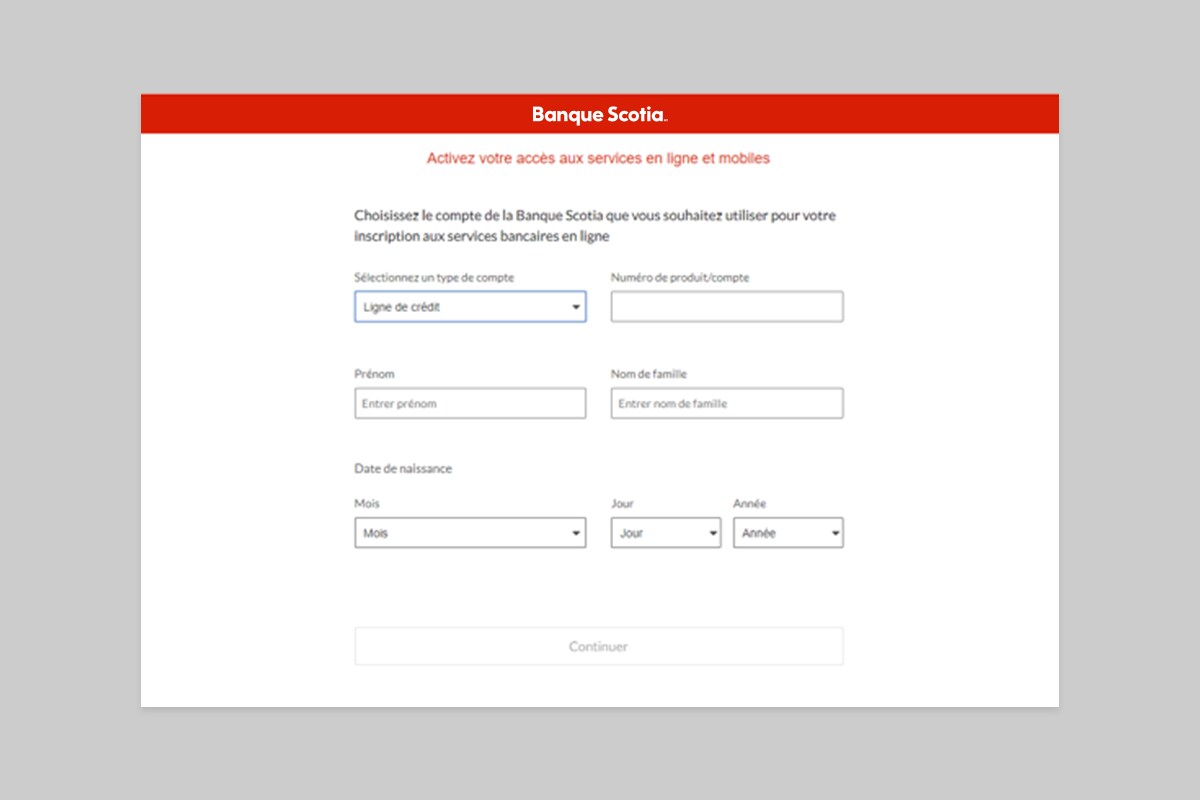 Accéder aux services bancaires en ligne à l’aide de l’appli mobile ...